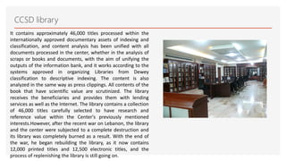 Welcome to Consultative Center for Studies and Documentation | PDF