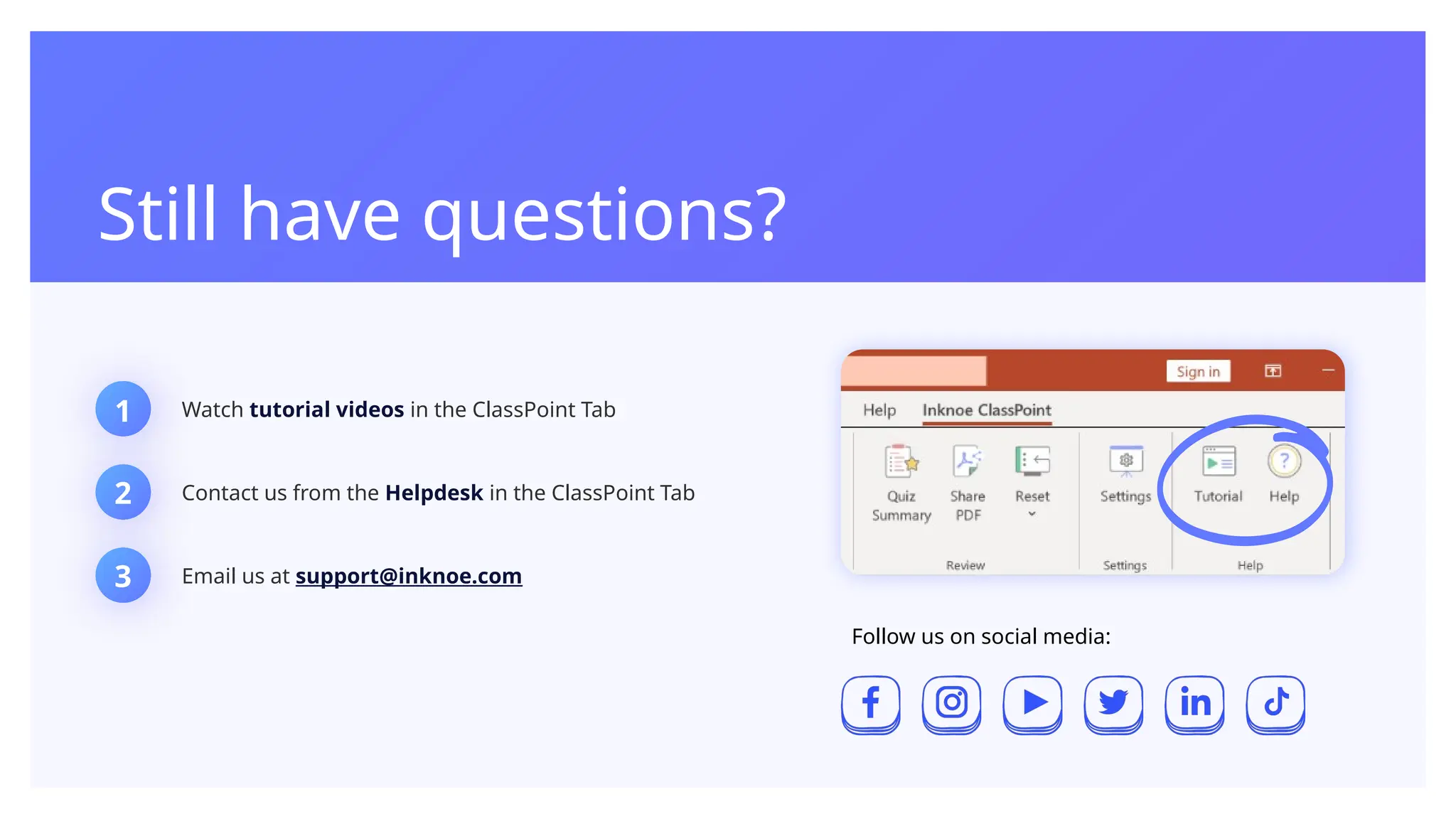 Welcome to ClassPoint - A MANUAL FOR CLASSPOINT | PPTX