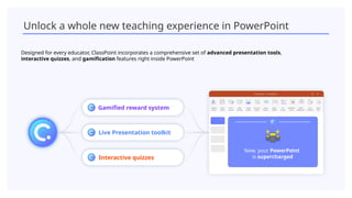 Welcome to ClassPoint - A MANUAL FOR CLASSPOINT | PPTX