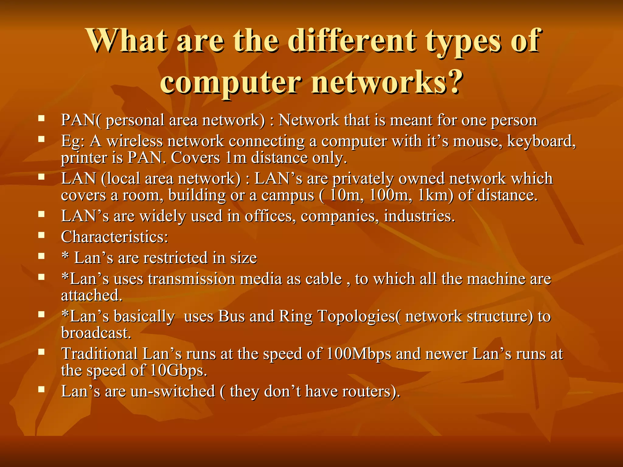 Welcome to Computer Networks | PPT