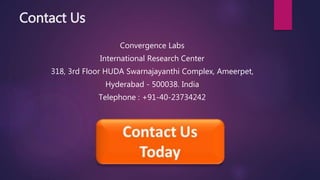 Welcome to convergence labs | PPT