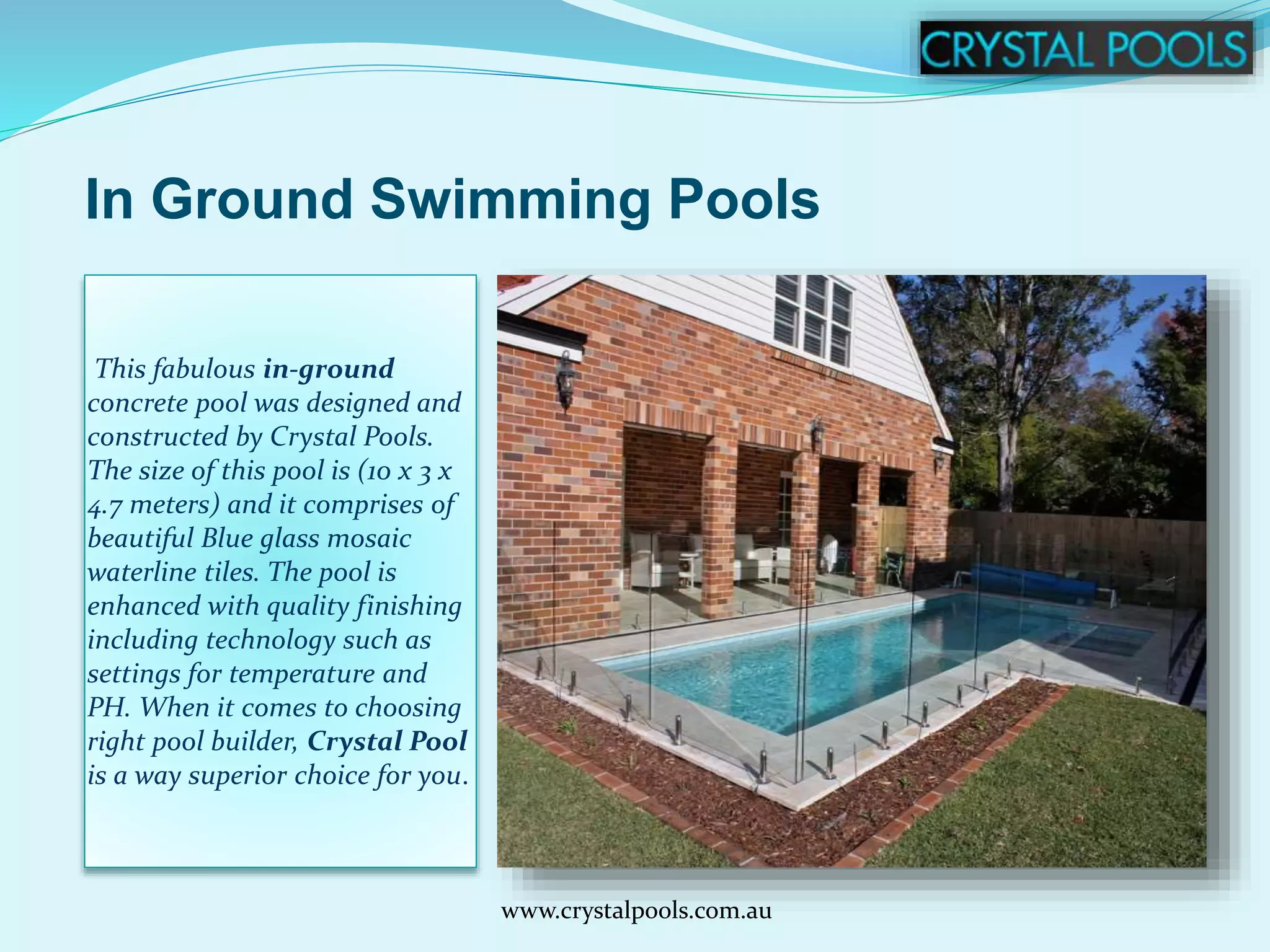 Swimming Pools Designs | PPTX