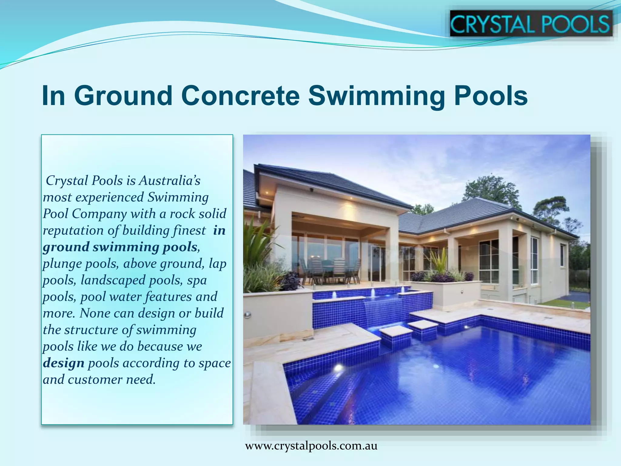 Swimming Pools Designs | PPTX