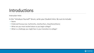 Welcome to College Success Presentation | PPT