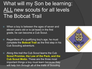 Worksheet Cub Scout Bobcat Trail