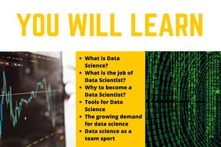 Welcome to Data Science | PPT