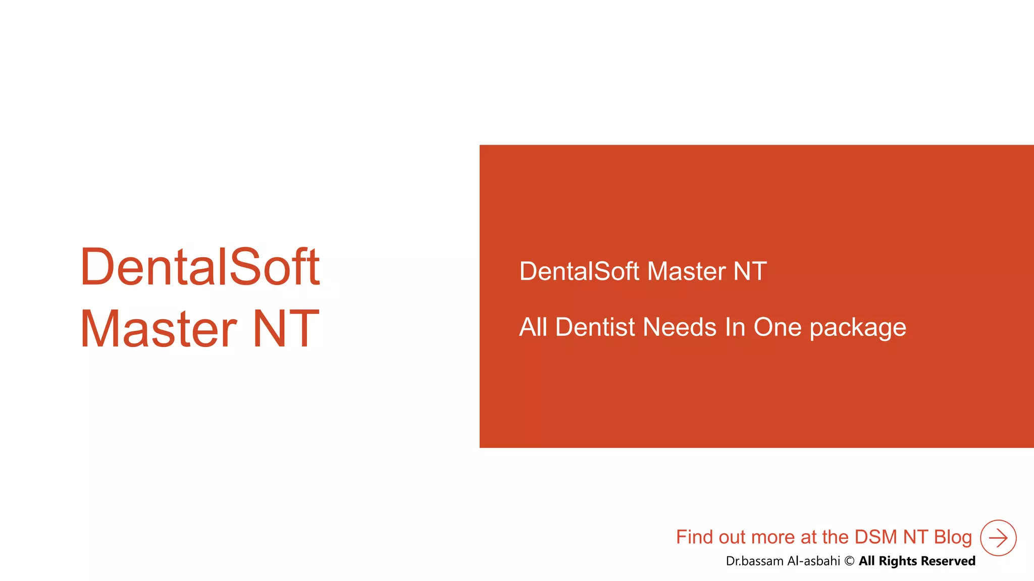 Welcome to dental soft master nt | PPSX
