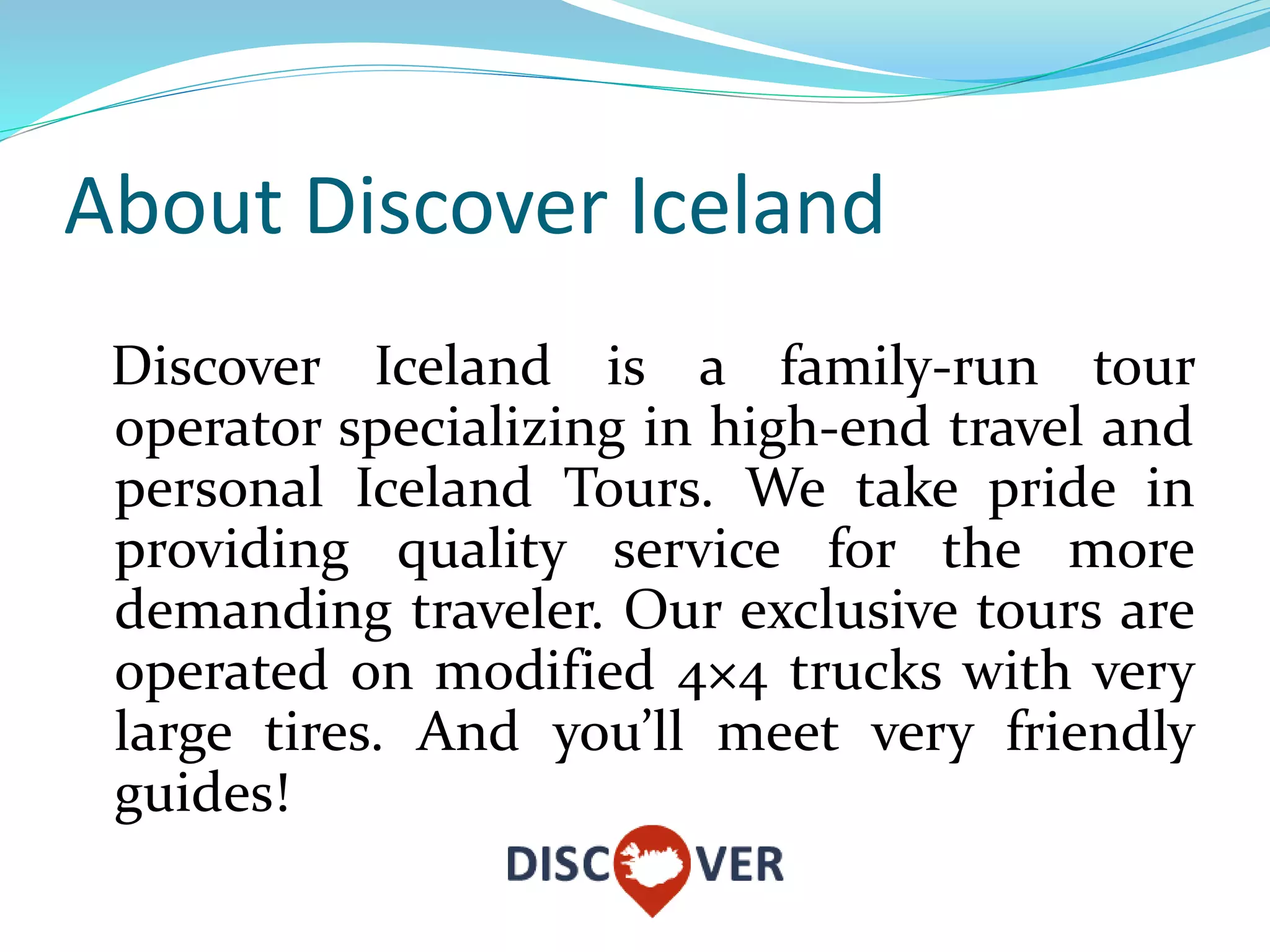 Leading Tour Operator in Iceland | PPTX