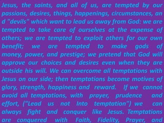 First Sunday of Lent | PPTX