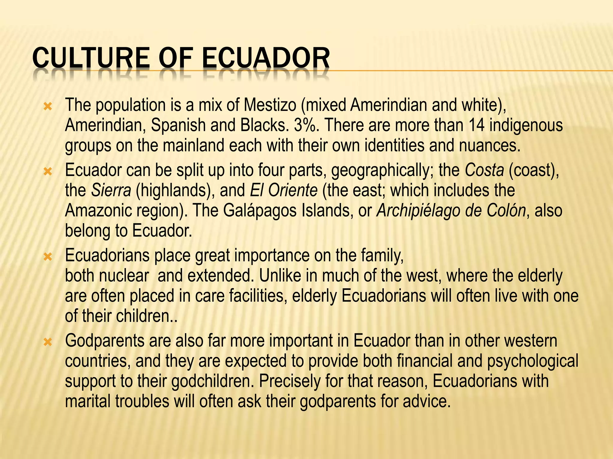 Welcome to ECUADOR! | PPTX
