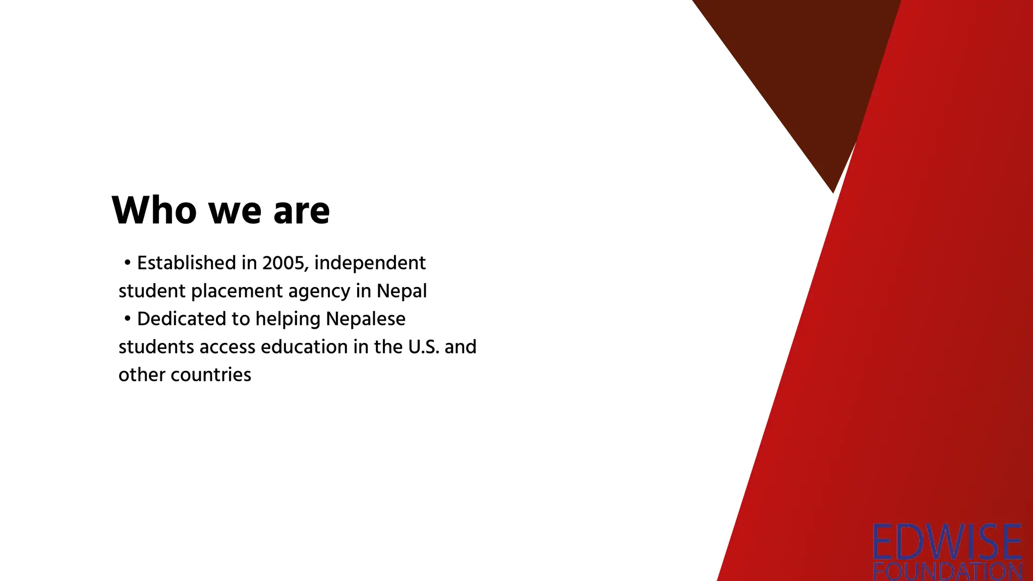 Edwise Foundation: Your Pathway to Global Education | PPT