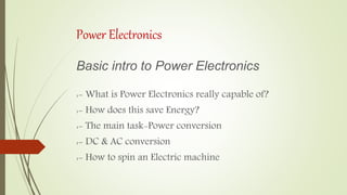 introduction to ELECTRICAL Engg. | PPT