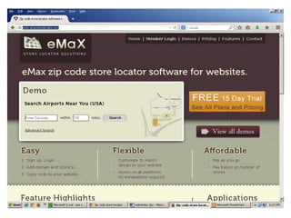 Emax store locator sofware | PPT