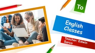 Welcome to english 2021 | PPTX