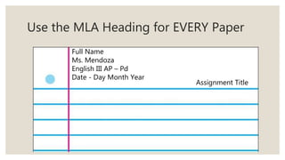 Welcome to English III AP - 2019-20 | PPTX