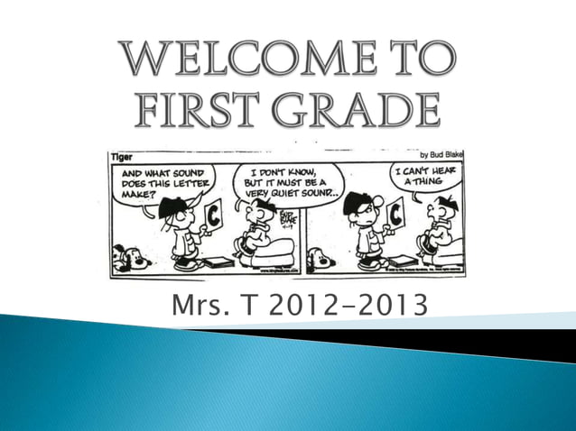 Welcome to first grade | PPT