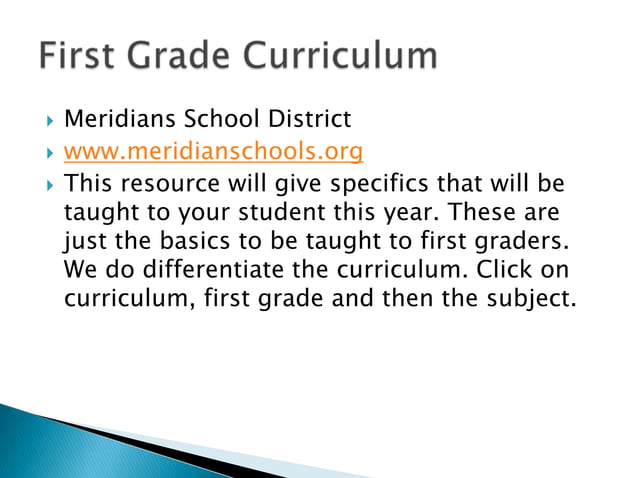 Welcome to first grade | PPT