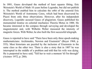 Welcome to gauss world | PPTX