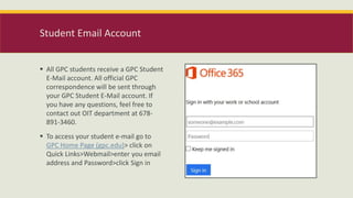 Welcome to Georgia Perimeter College New Student Orientation | PPTX