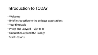 Welcome to Godalming College presentation | PPTX