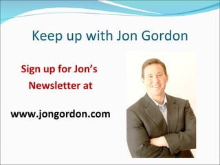 Jon Gordon - The Shark And The Goldfish Backdrop | PPT