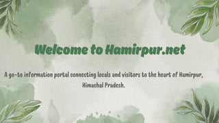 Welcome to Hamirpur.net | PDF