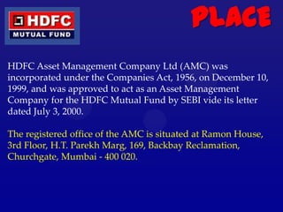 hdfc mutual fund | PPTX