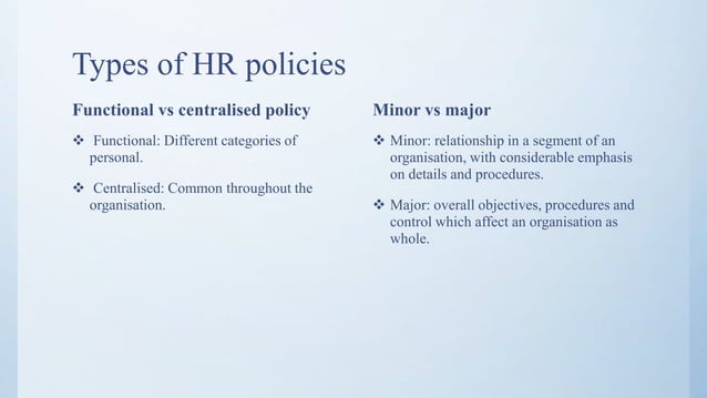 welcome to Human resource policies presentation.pptx