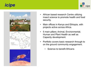 International Centre of Insect Physiology and Ecology (icipe) | PPTX