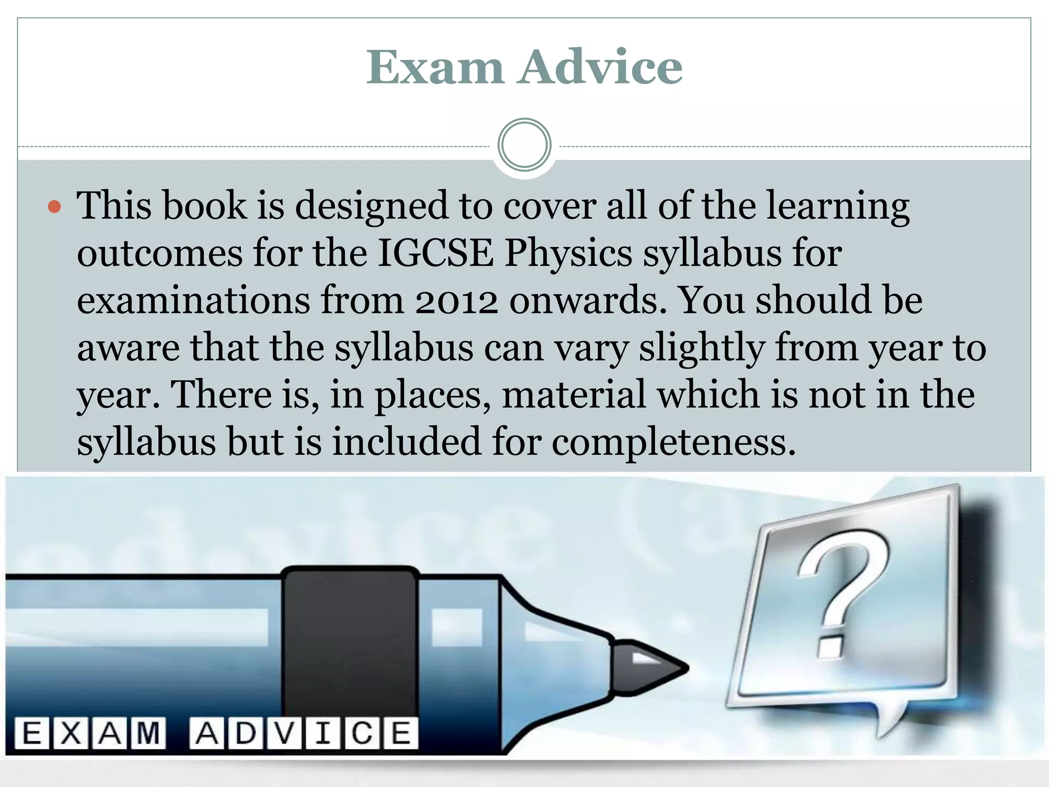 Welcome to igcse physics | PPSX
