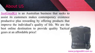 Welcome to Justgoodkit | PPT