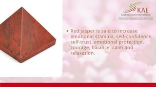 Meaning and Benefits of Red Jasper Stone | Kabeer Agate | PPT