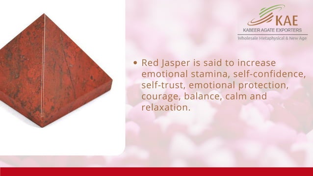 Meaning and Benefits of Red Jasper Stone | Kabeer Agate | PPT