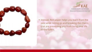 Meaning and Benefits of Red Jasper Stone | Kabeer Agate | PPT