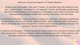 Introduction to tantra shasta for beginners. | PDF