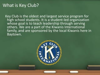 Welcome To Key Club! | PPTX