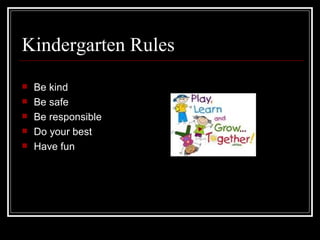 Welcome to kindergarten | PPT