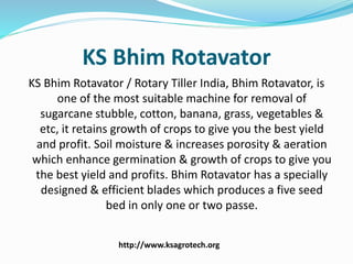 KS Bhim Rotavator | PPTX