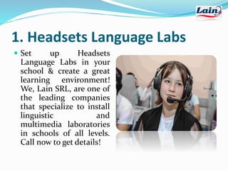 Headsets Language Labs | PPTX