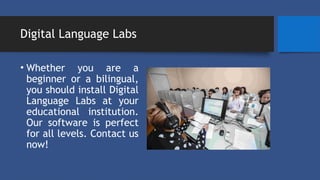 Laboratorio linguistico Multimediale Software - LAIN SRL | PPT