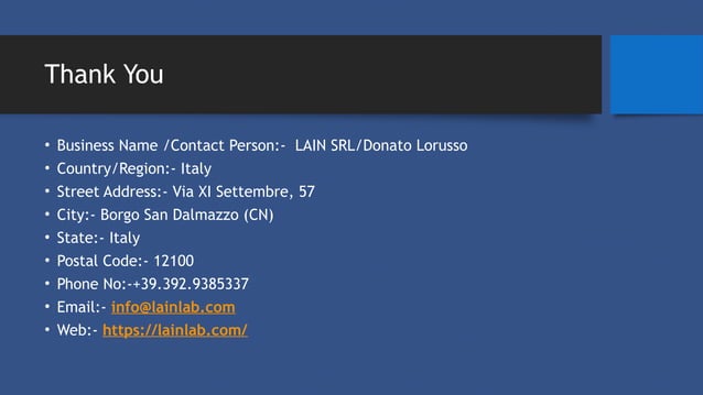 Laboratorio linguistico Multimediale Software - LAIN SRL | PPT