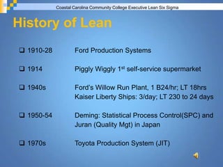 Welcome to lean six sigma for executives(1) | PPSX