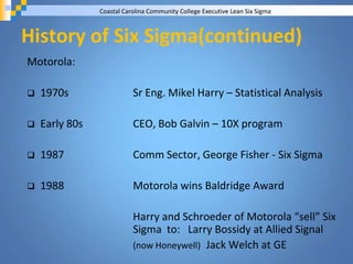 Welcome to lean six sigma for executives(1) | PPSX | Mechanical and ...