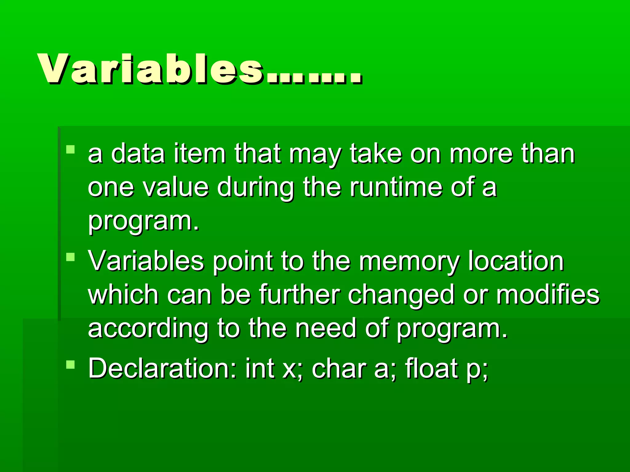 Welcome to lecture 4 in c programming | PPT