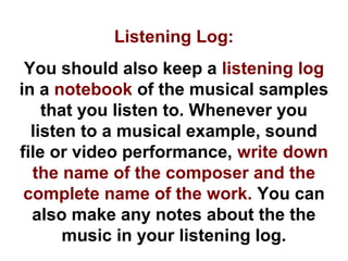 Welcome to Music 101 | PPT