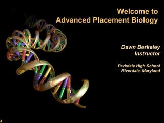 Welcome to my class ap biology | PPT