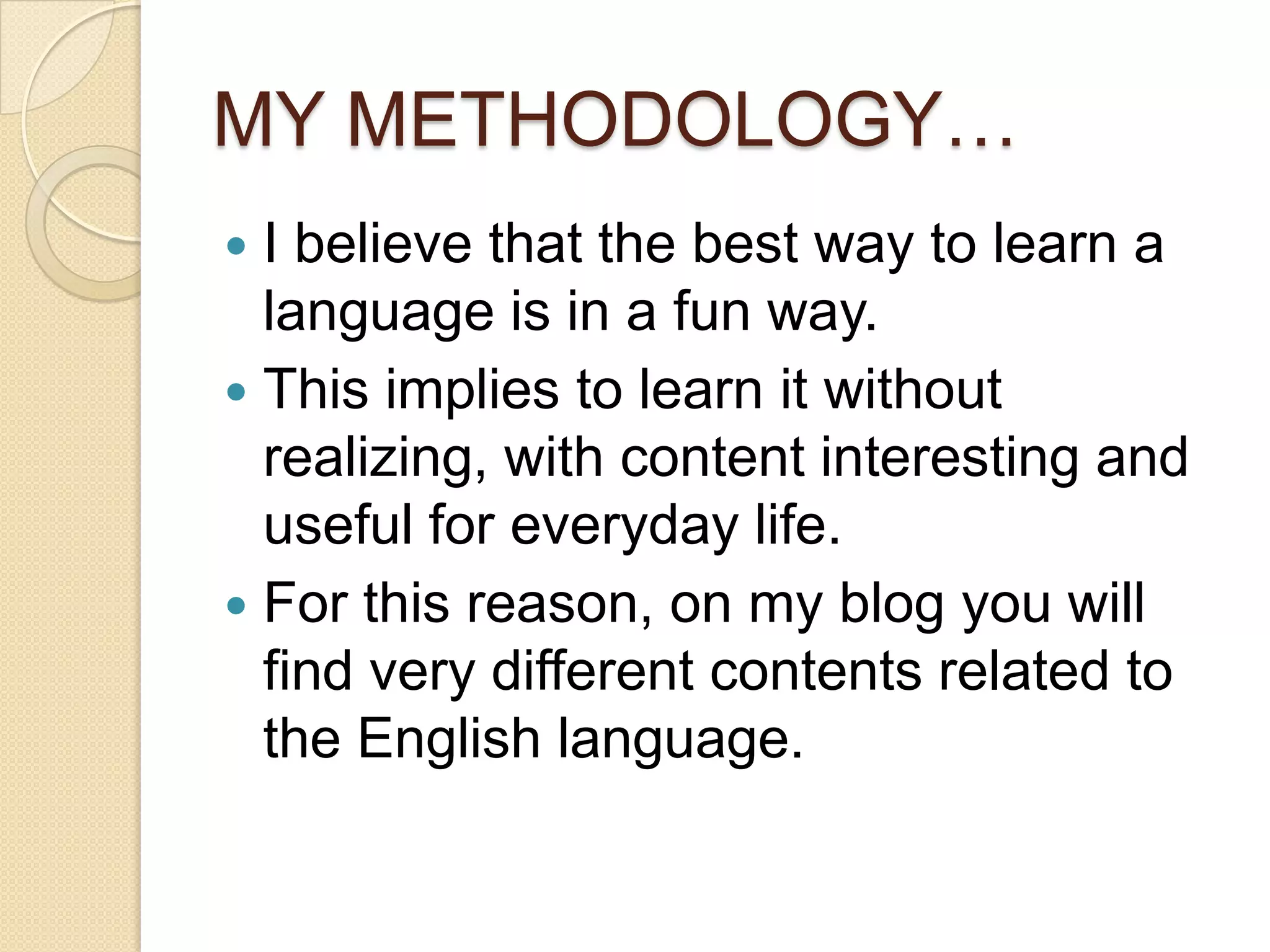 Welcome to my new blog | PPTX | Science