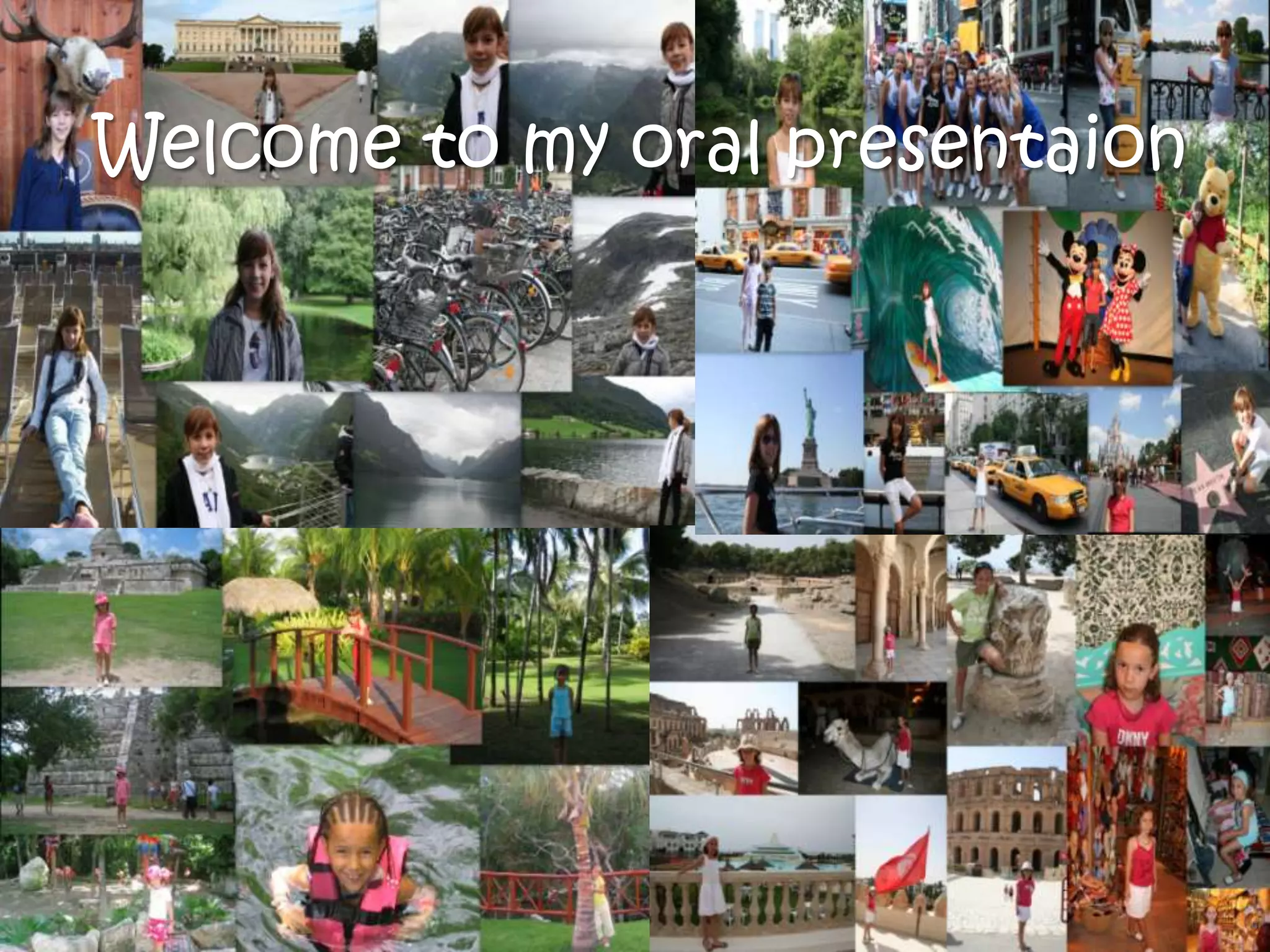Welcome to my oral presentaion | PPTX