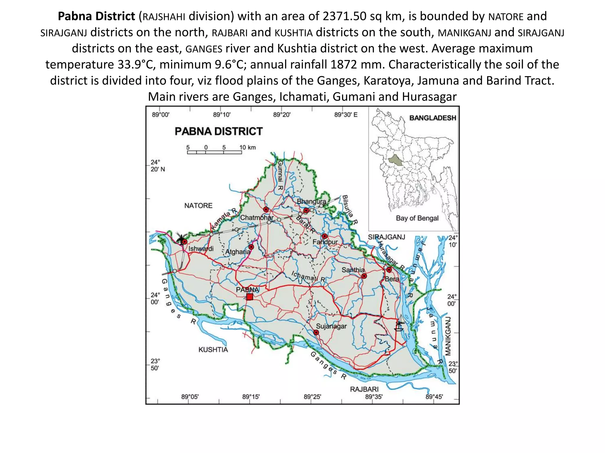 Pabna districet persentation | PPTX