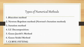 application of numerical method | PPT